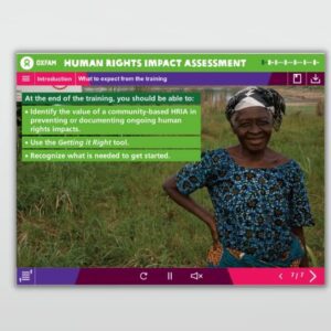 Human Rights Impact Assessment Training e-Course